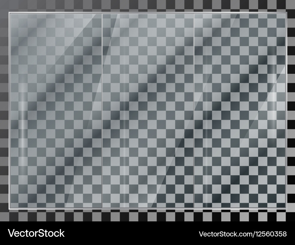 Glass showcase Royalty Free Vector Image - VectorStock