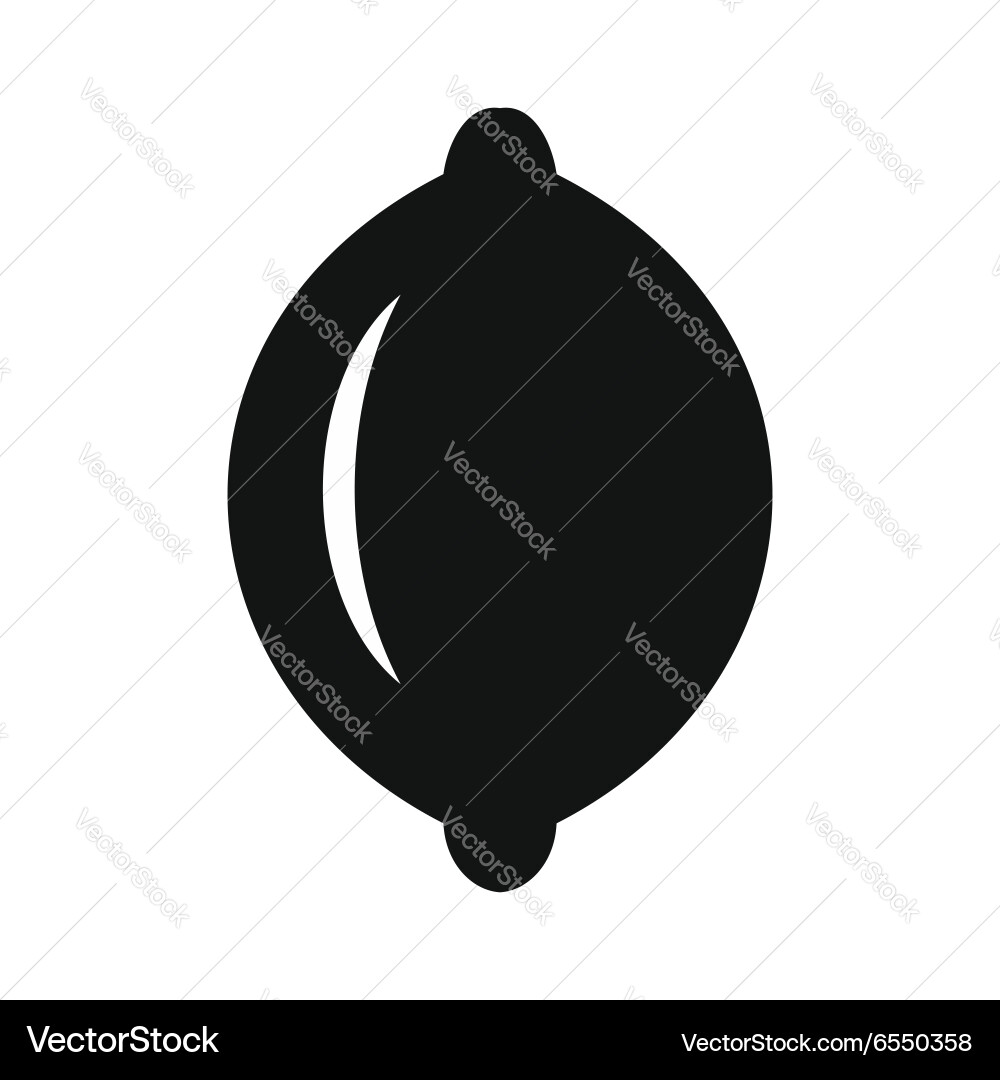 Lime simple icon Royalty Free Vector Image - VectorStock