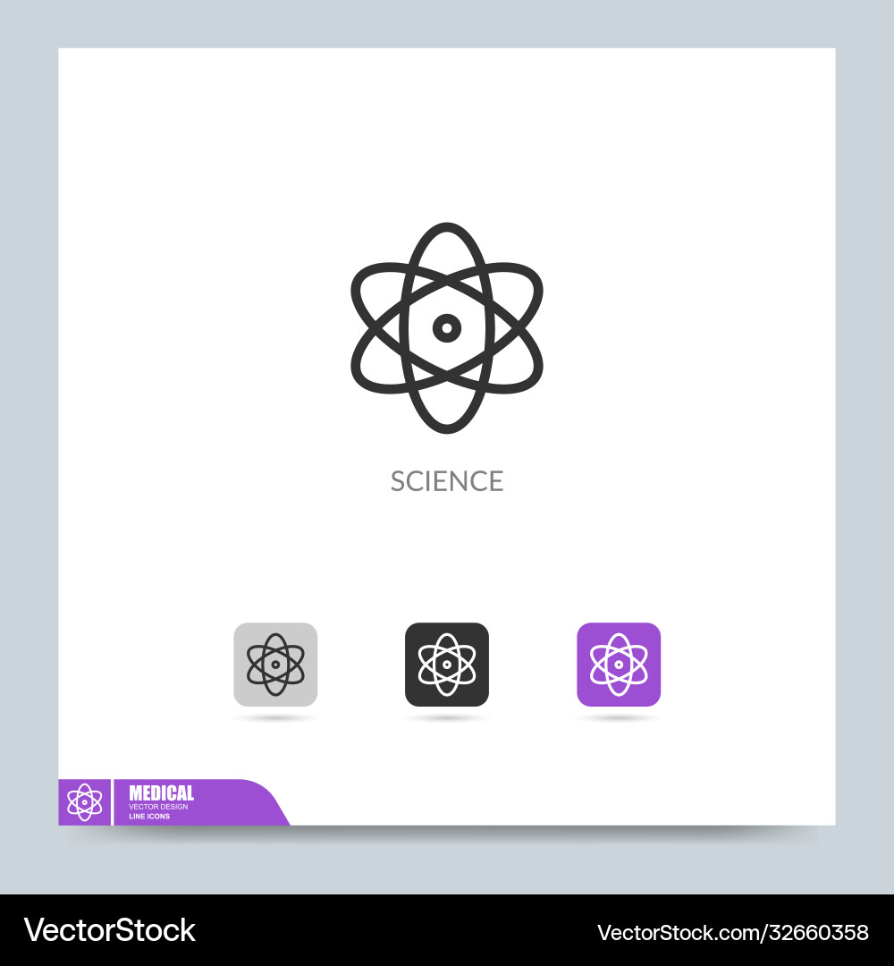 Medical icon symbol logo graphic design element Vector Image