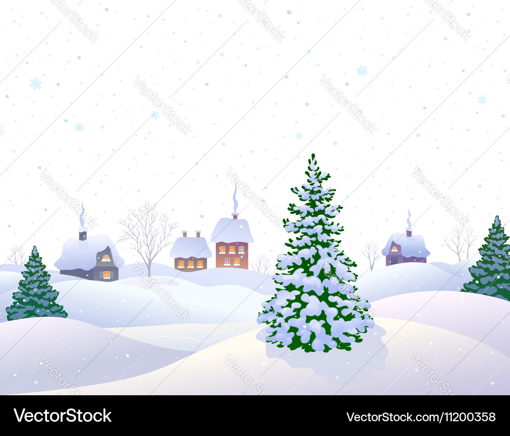 White winter Royalty Free Vector Image - VectorStock