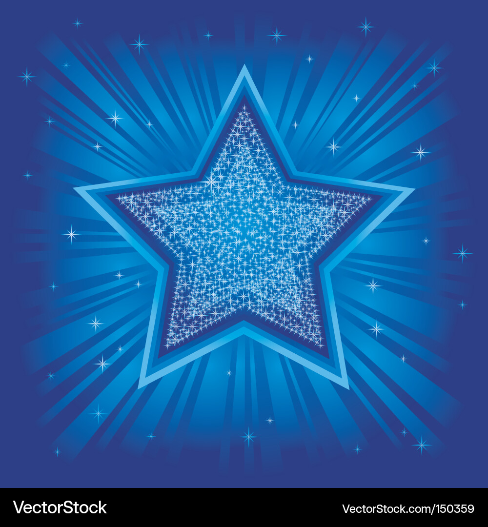 Bright star Royalty Free Vector Image - VectorStock