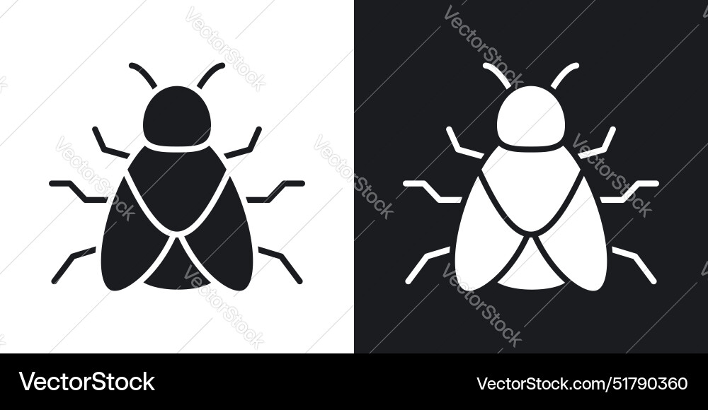 Fly insect icon Royalty Free Vector Image - VectorStock