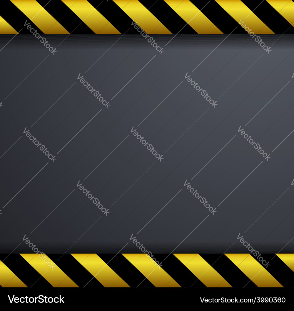 Metallic Warning Stripes Background Royalty Free Vector