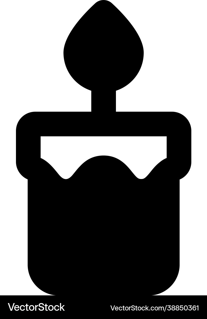 Candle Royalty Free Vector Image - VectorStock