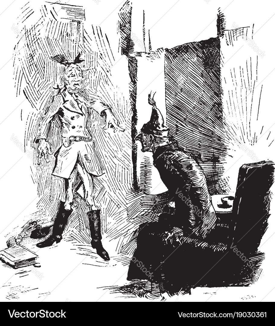 Charles Dickens' Christmas Carol Royalty Free Vector Image