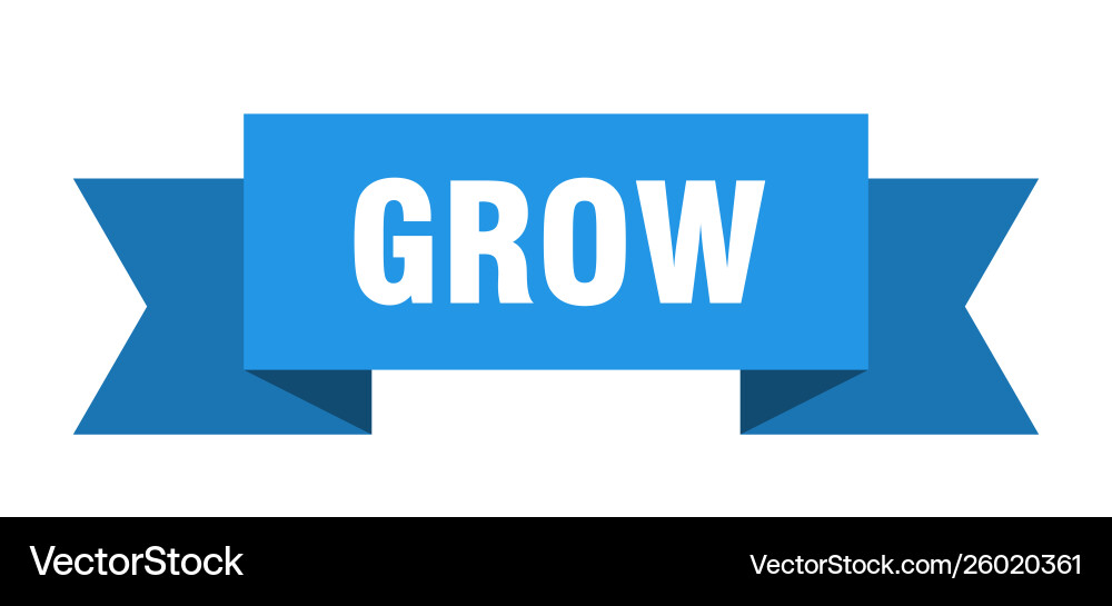 Grow Royalty Free Vector Image - VectorStock