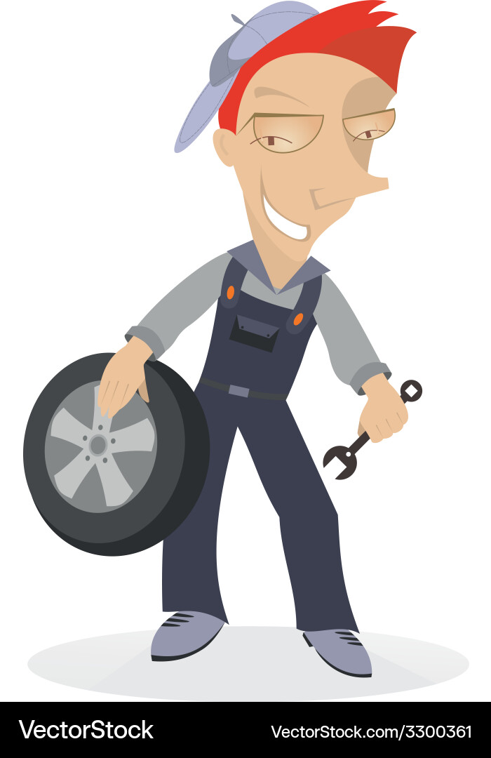 Mechanic Royalty Free Vector Image - VectorStock