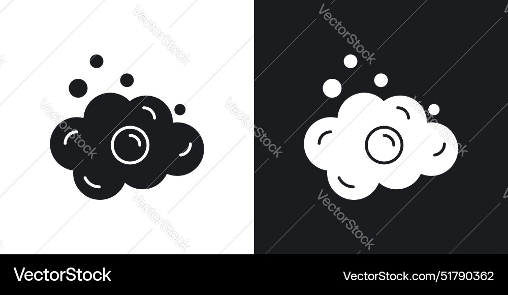 Foam icon Royalty Free Vector Image - VectorStock