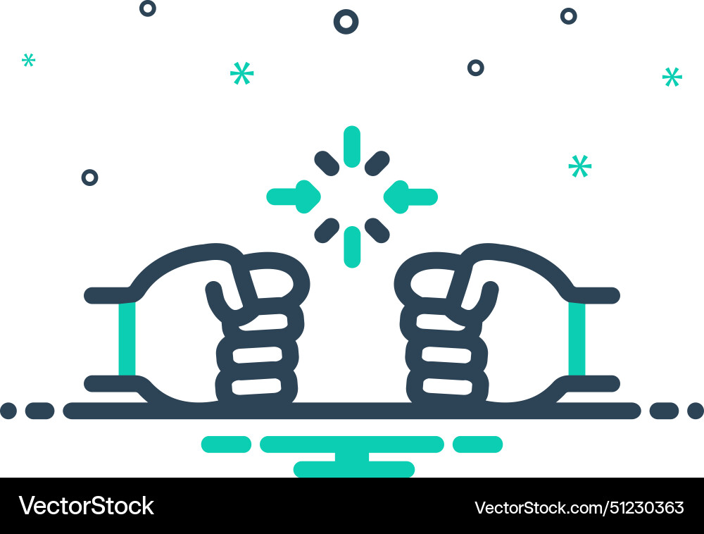Conflict resolution Royalty Free Vector Image - VectorStock