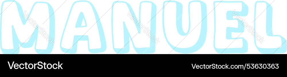 Manuel Royalty Free Vector Image - VectorStock