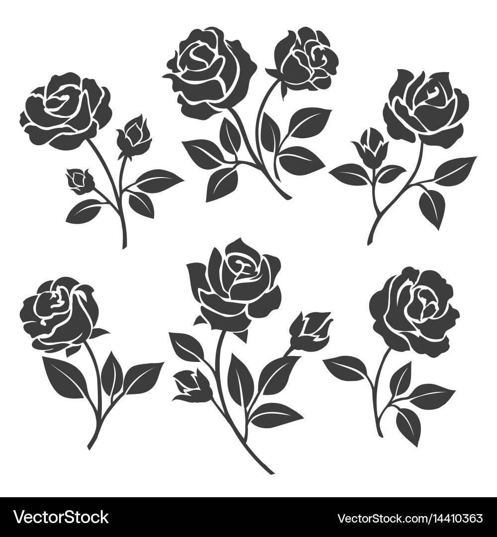 Flower Stencil Vector Images (over 16,000)