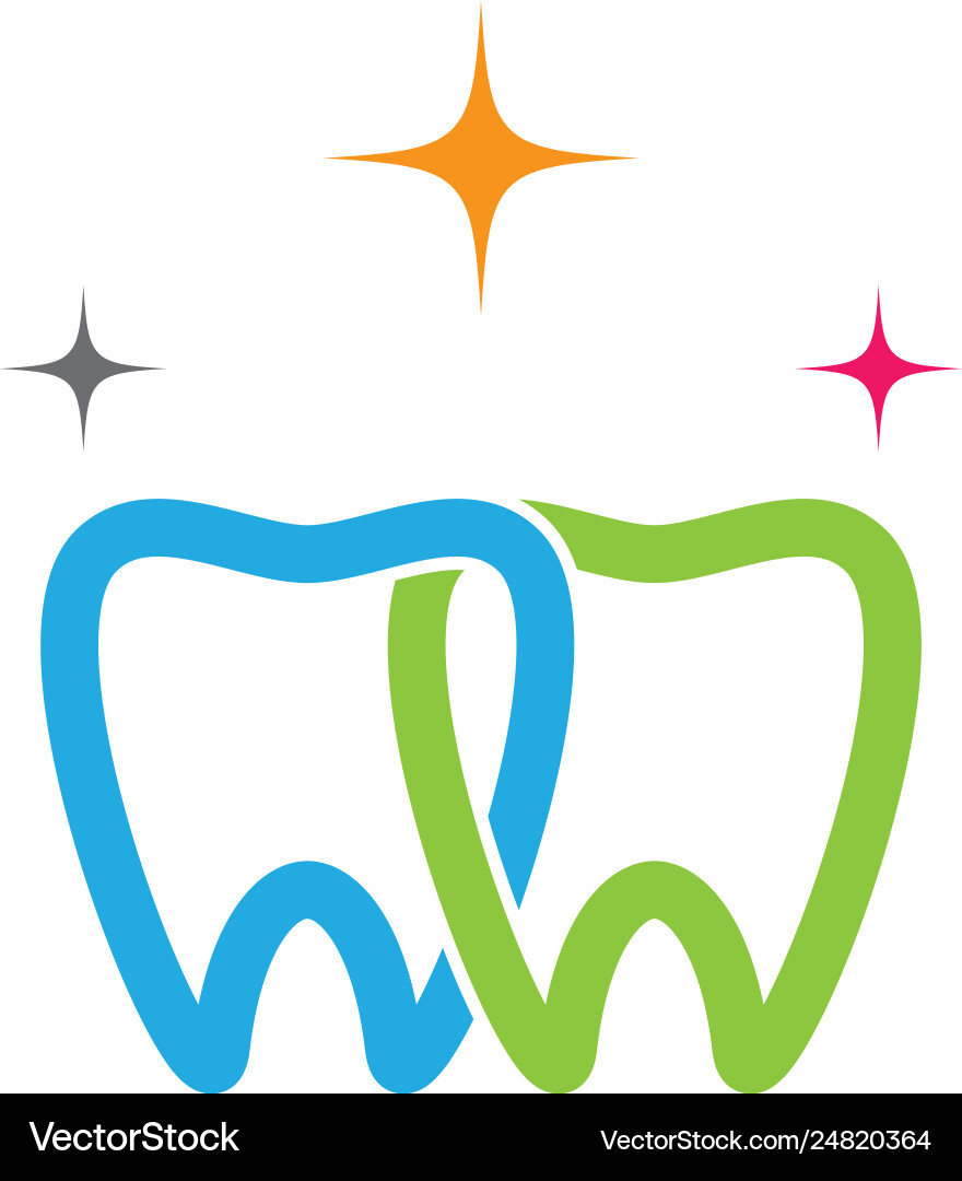 Dental symbol Royalty Free Vector Image - VectorStock