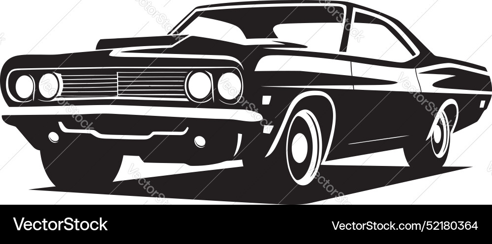 Power and performance muscular american logo Vector Image