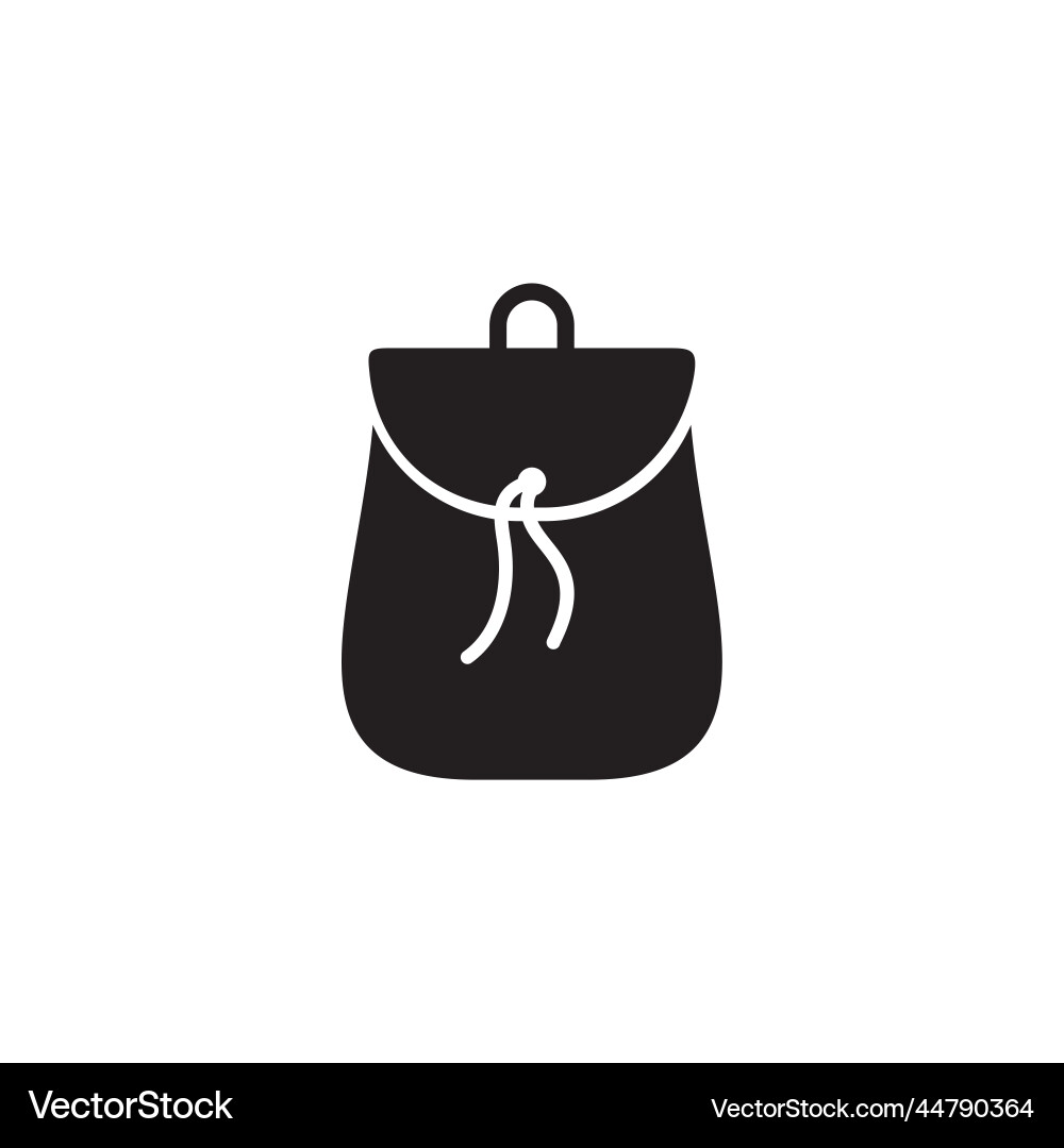 Woman hand bag logo design template Royalty Free Vector