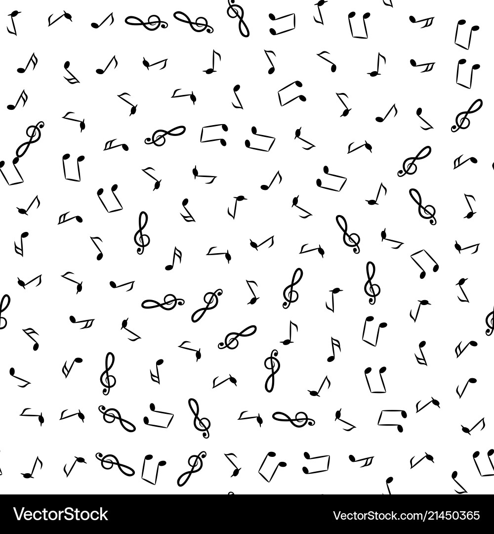 Music notes background Royalty Free Vector Image