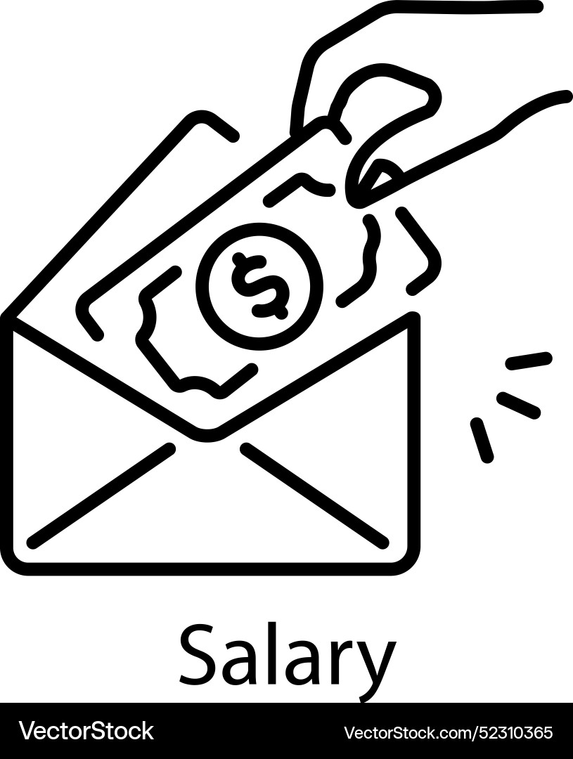 Salary Royalty Free Vector Image - VectorStock