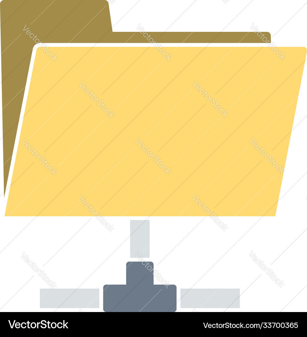 Shared folder icon Royalty Free Vector Image - VectorStock