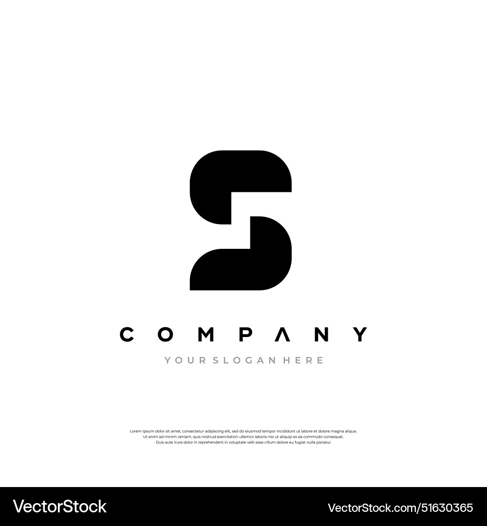 Strength of the letter s Royalty Free Vector Image