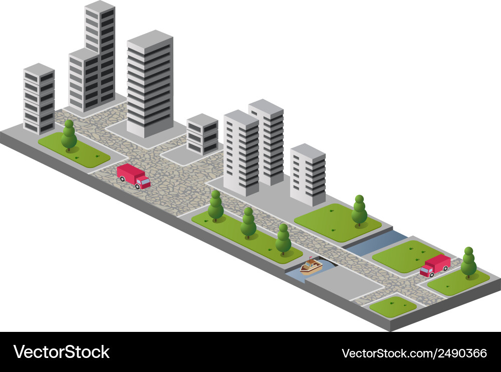 Buildings Royalty Free Vector Image - VectorStock