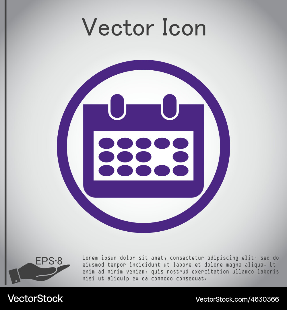 Calendar Royalty Free Vector Image - VectorStock