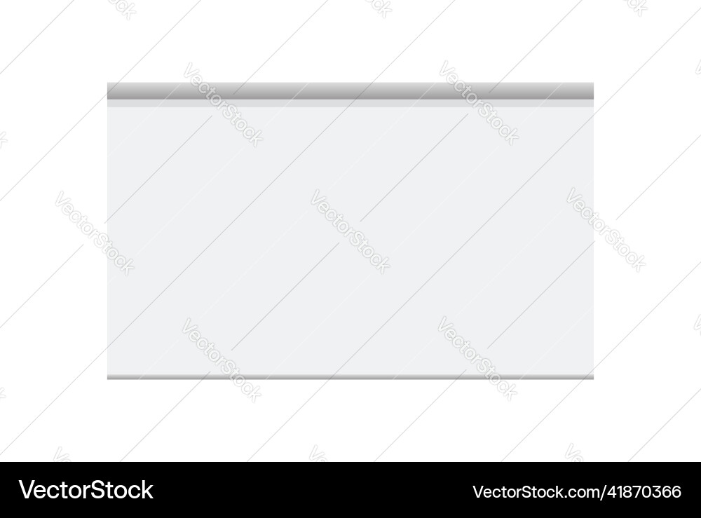 Projector screen or roll up banner mock Royalty Free Vector