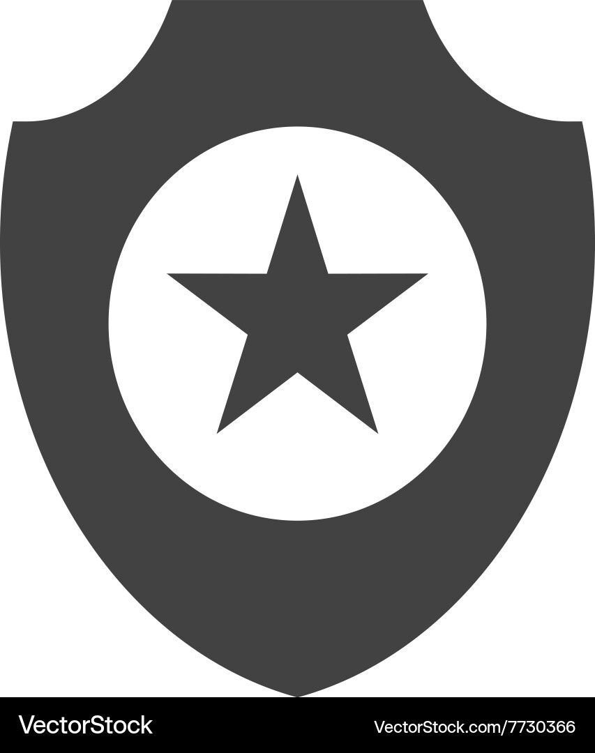 Shield Icon - Victory Award Royalty Free Vector Image