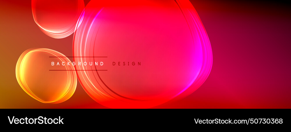 Abstract background - liquid transparent Vector Image