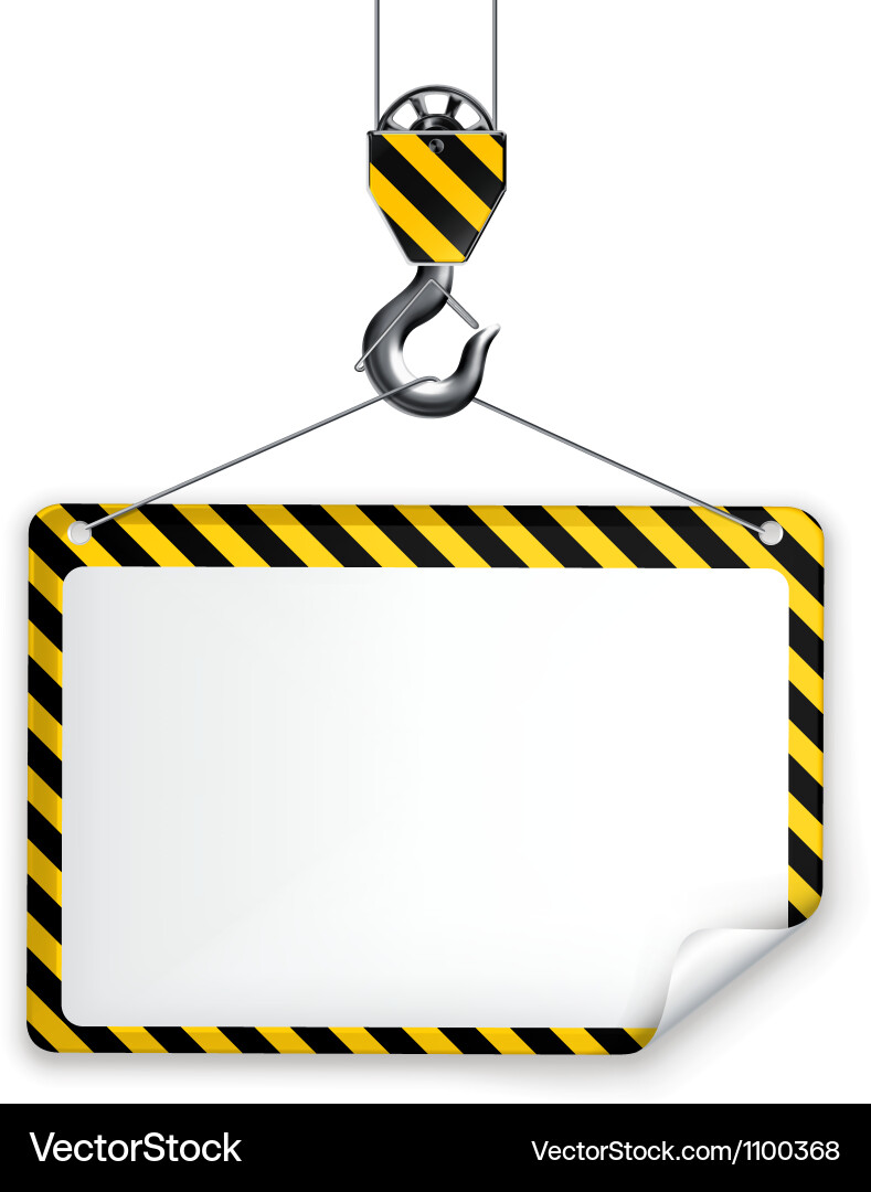 Construction Frame Graphic Royalty Free Vector Image