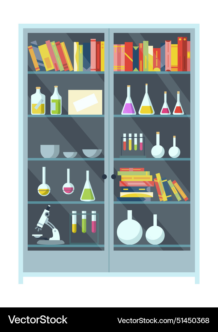 Science researching chemical lab element Vector Image