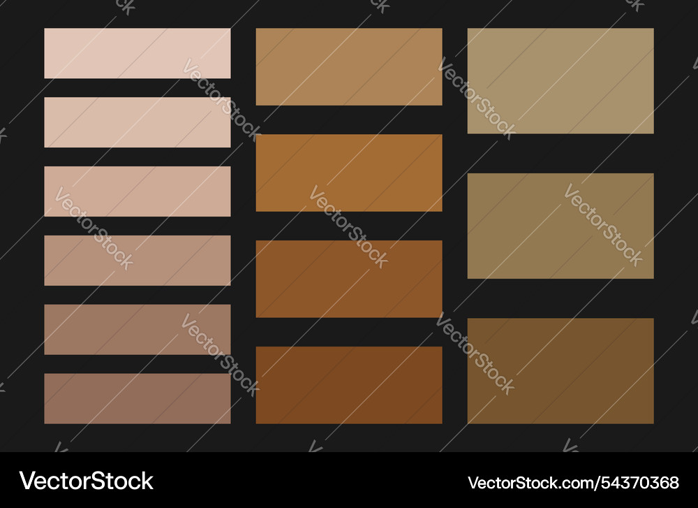 Trend color palette guide template fit Royalty Free Vector