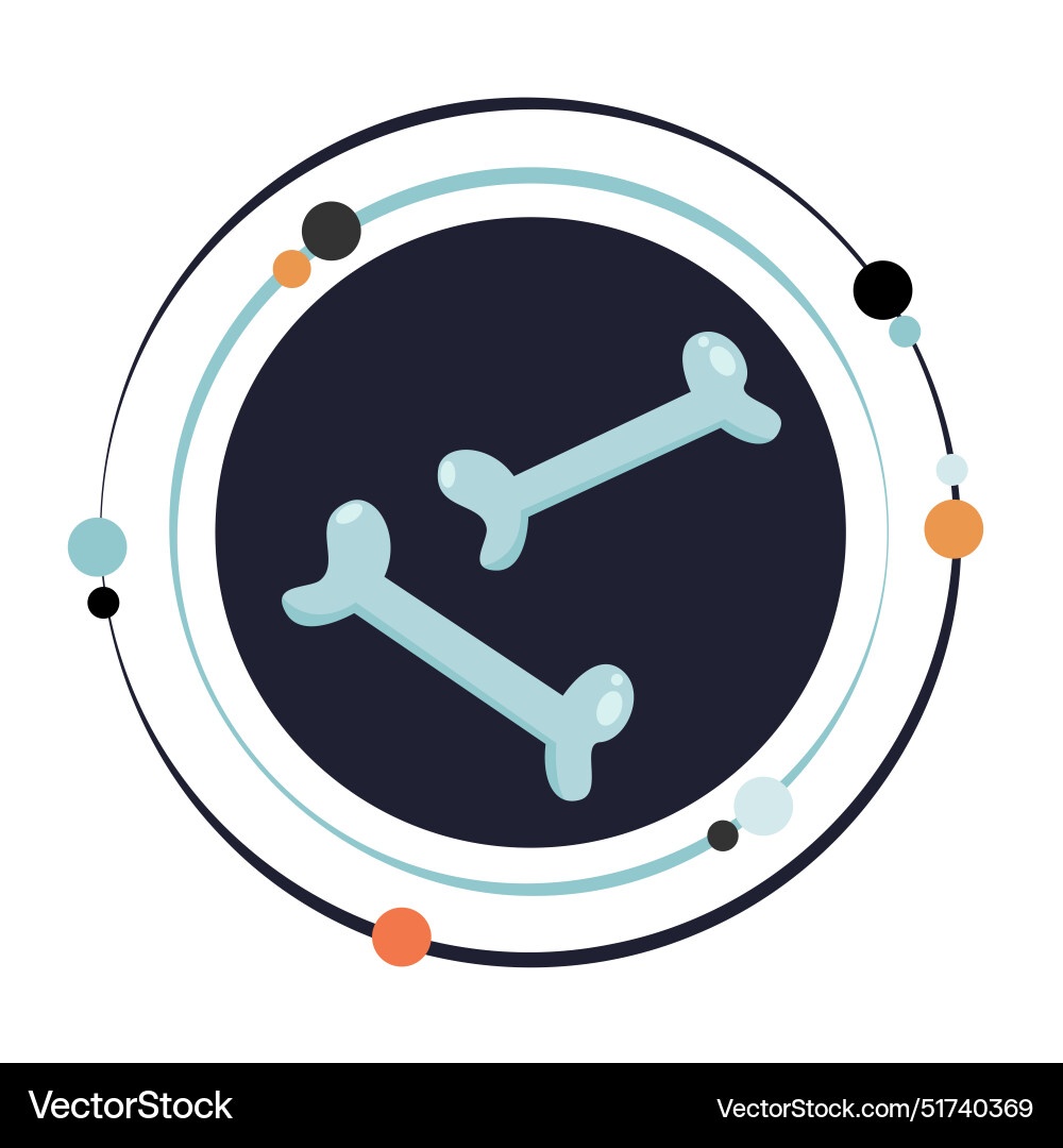 Bones icon Royalty Free Vector Image - VectorStock