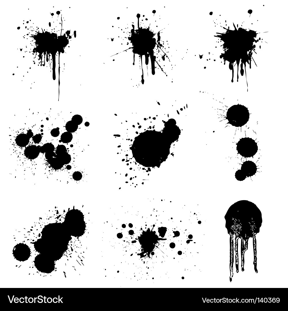 Grunge splash Royalty Free Vector Image - VectorStock