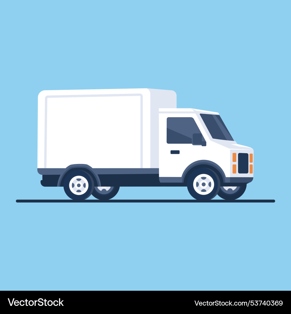 Lieferung LKW Lizenzfreies Vektorbild - VectorStock