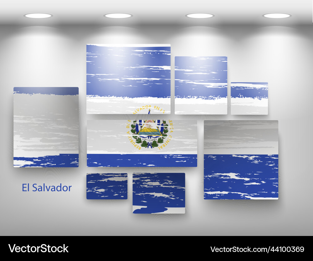 Paint Splash Flags Royalty Free Vector Image - VectorStock