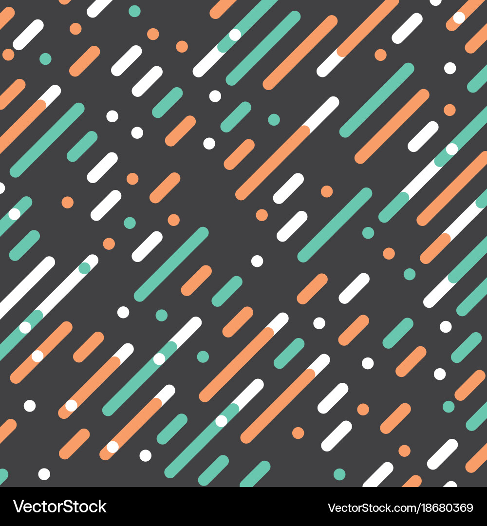 Parallel diagonal overlapping color lines pattern Vector Image