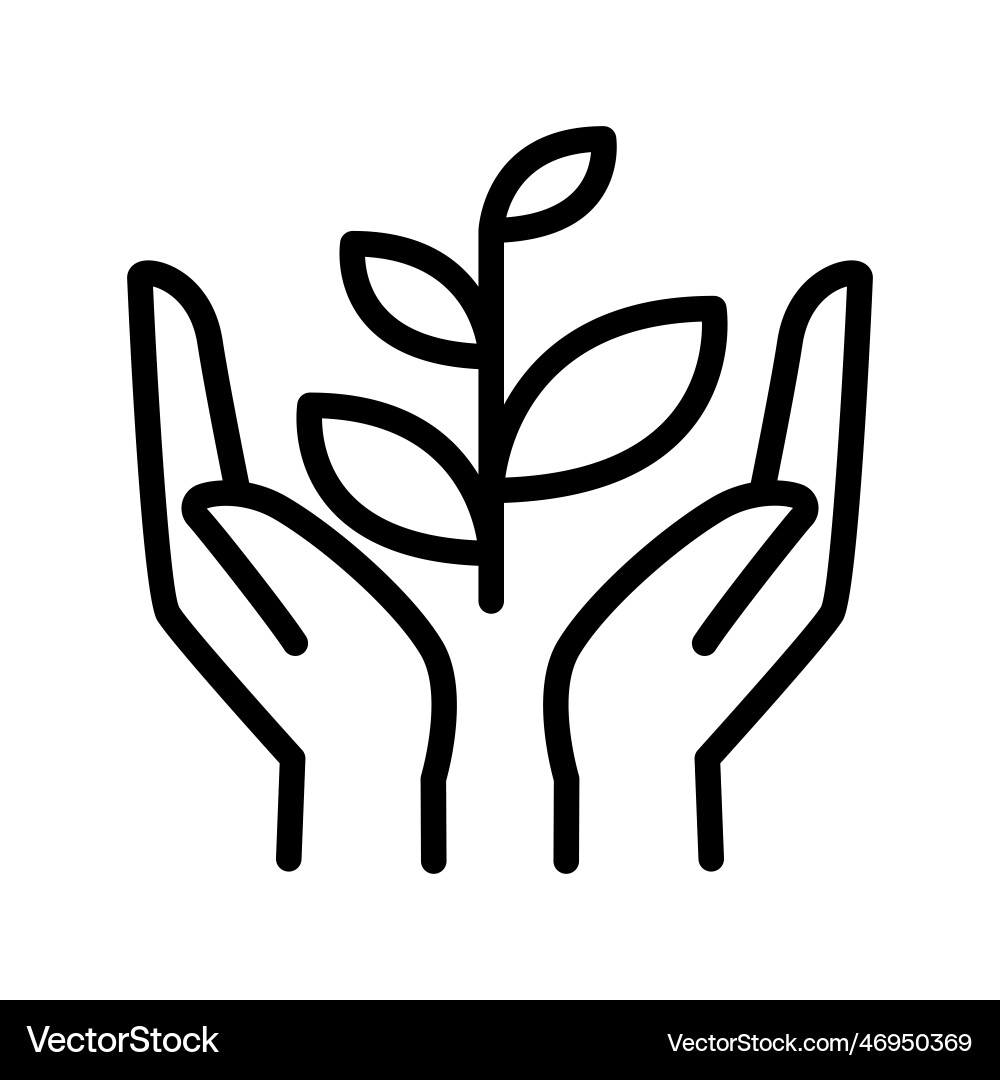 Planting Icon Royalty Free Vector Image - VectorStock