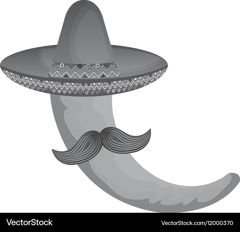 Chili pepper vegetable isolated icon Royalty Free Vector