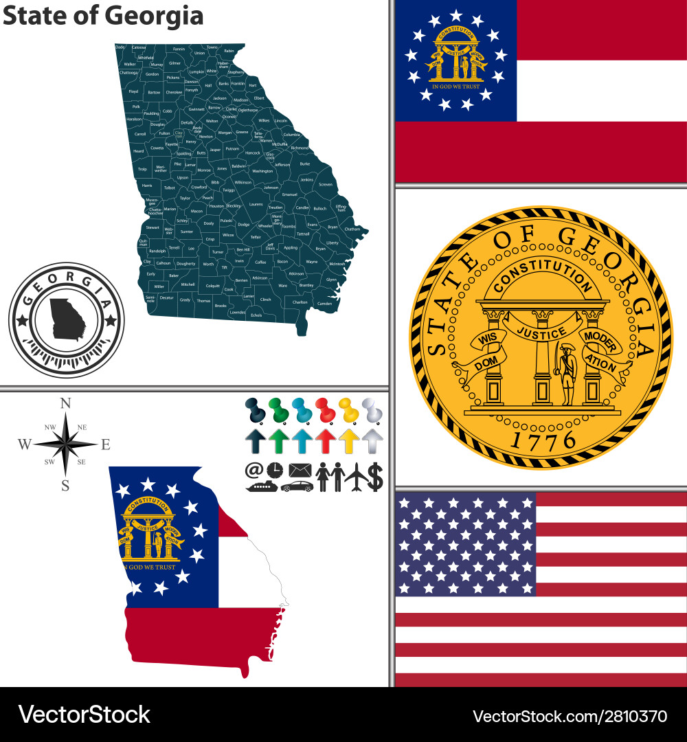 Georgia State Seal Vector Images (over 330)