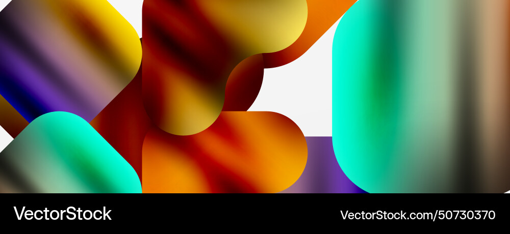 Metal colorful plates background Royalty Free Vector Image