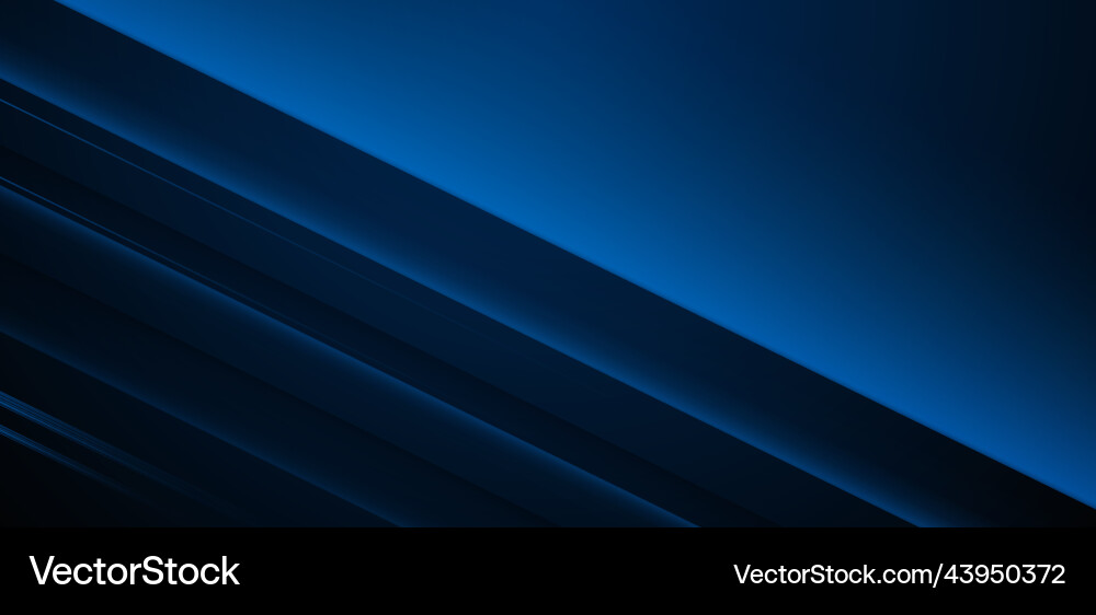 Abstract modern dark blue gradient diagonal Vector Image