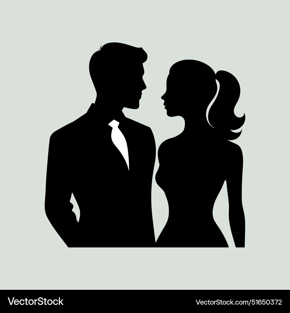 Couple photo Royalty Free Vector Image - VectorStock