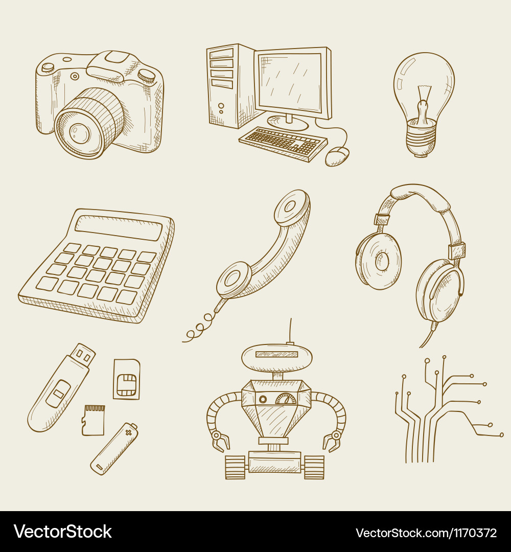 Electronics Royalty Free Vector Image - VectorStock