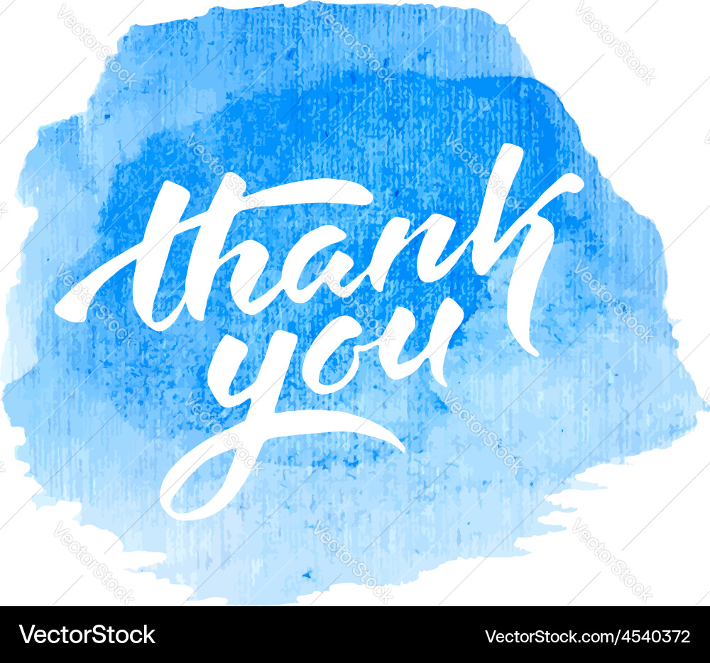 Thank you Royalty Free Vector Image - VectorStock