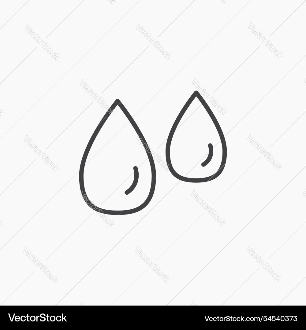 Blood drops icon Royalty Free Vector Image - VectorStock