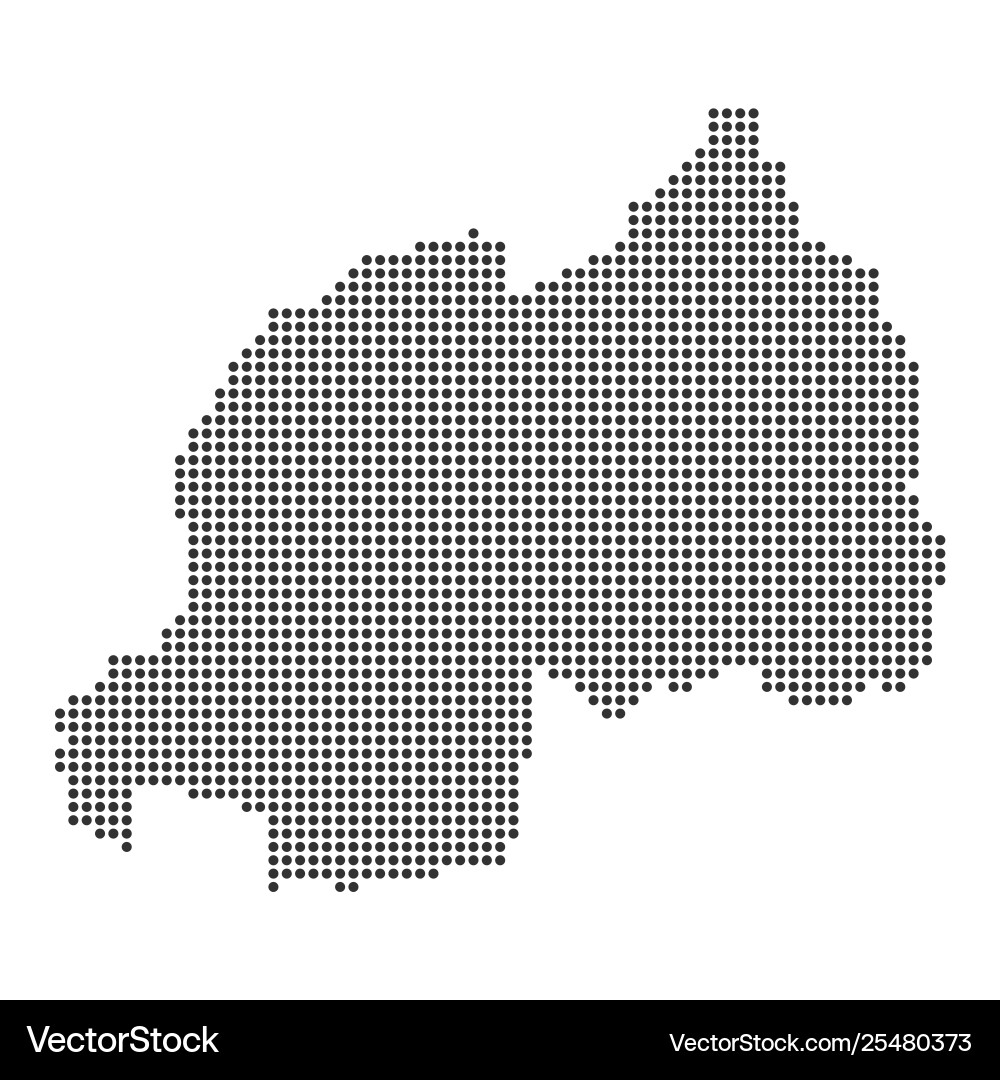 Map with dot Royalty Free Vector Image - VectorStock