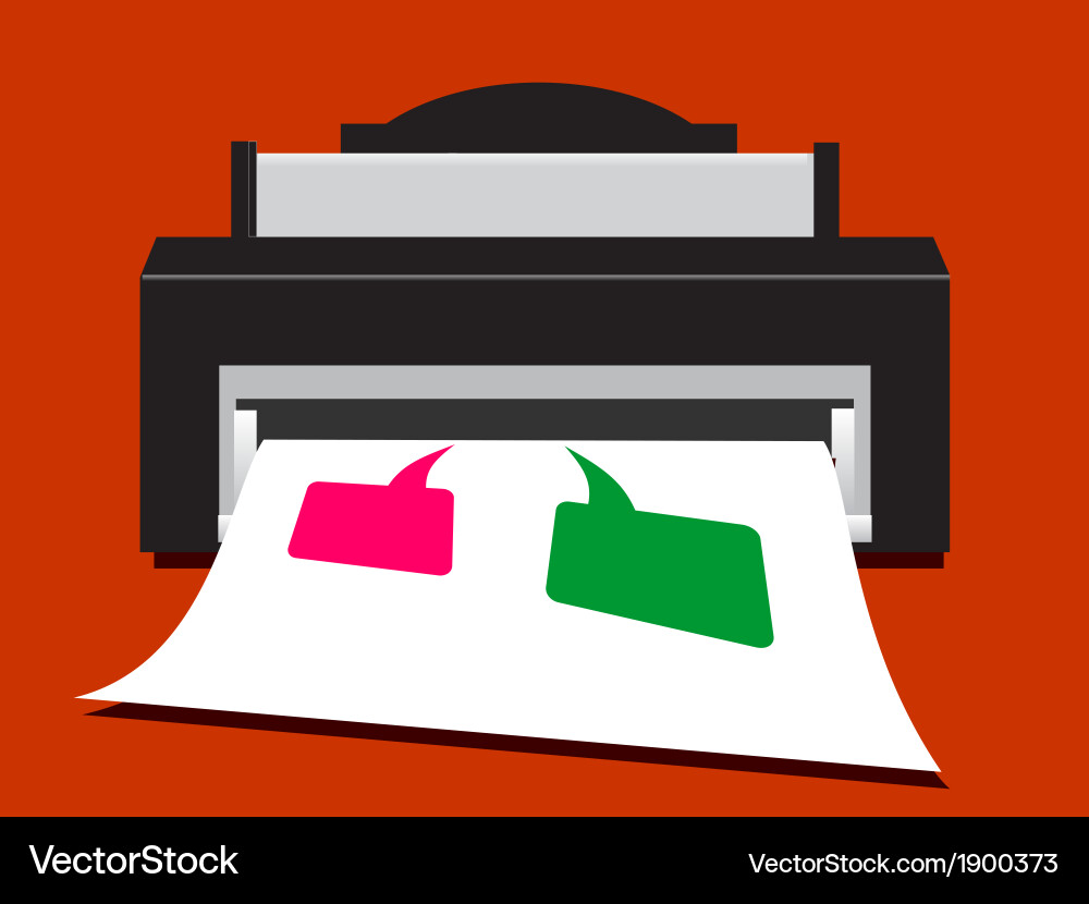 Printer Royalty Free Vector Image - VectorStock