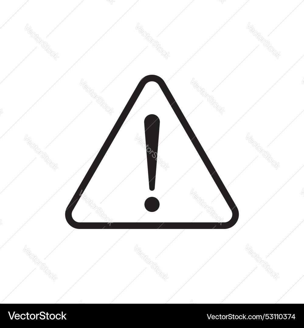 Attention icon Royalty Free Vector Image - VectorStock