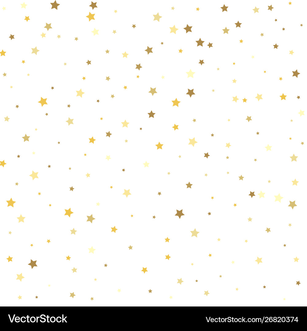 Confetti celebration texture gold foil Royalty Free Vector