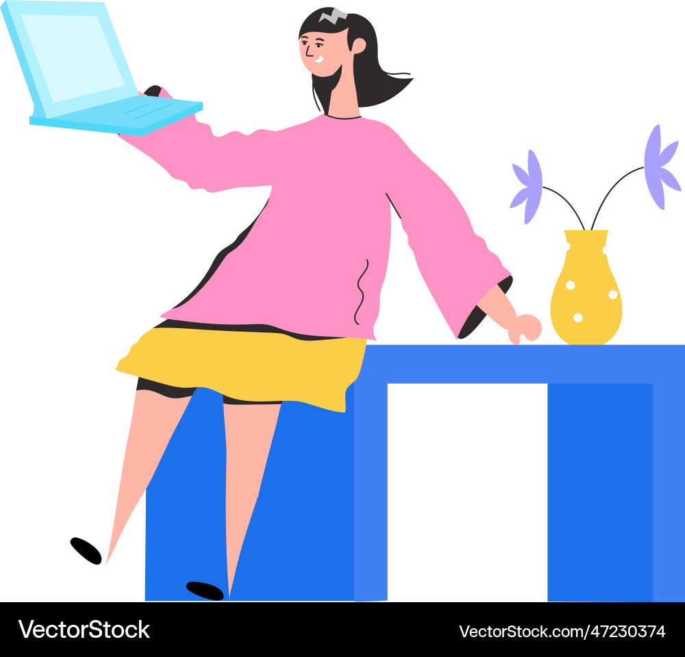 Office employee Royalty Free Vector Image - VectorStock