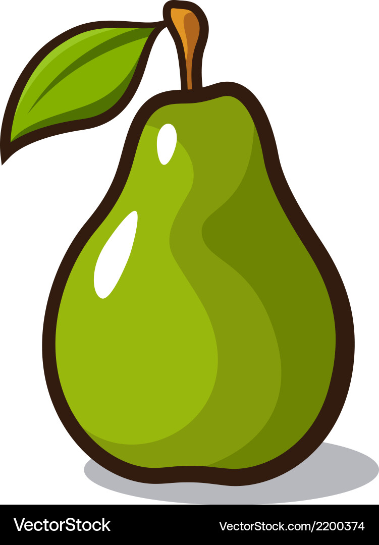 Pear Royalty Free Vector Image - VectorStock
